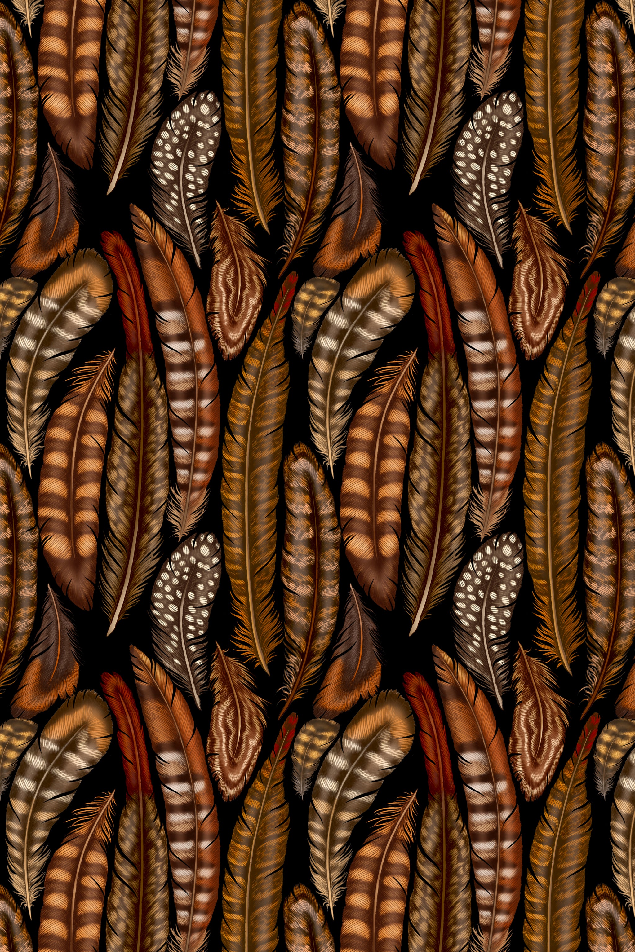 British Feather Print