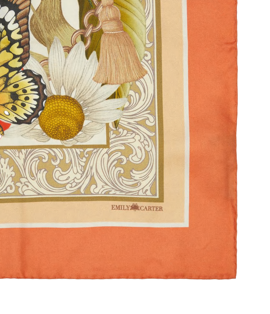 The Botanical Garden Silk Scarf | 90x90cm – Emily Carter London