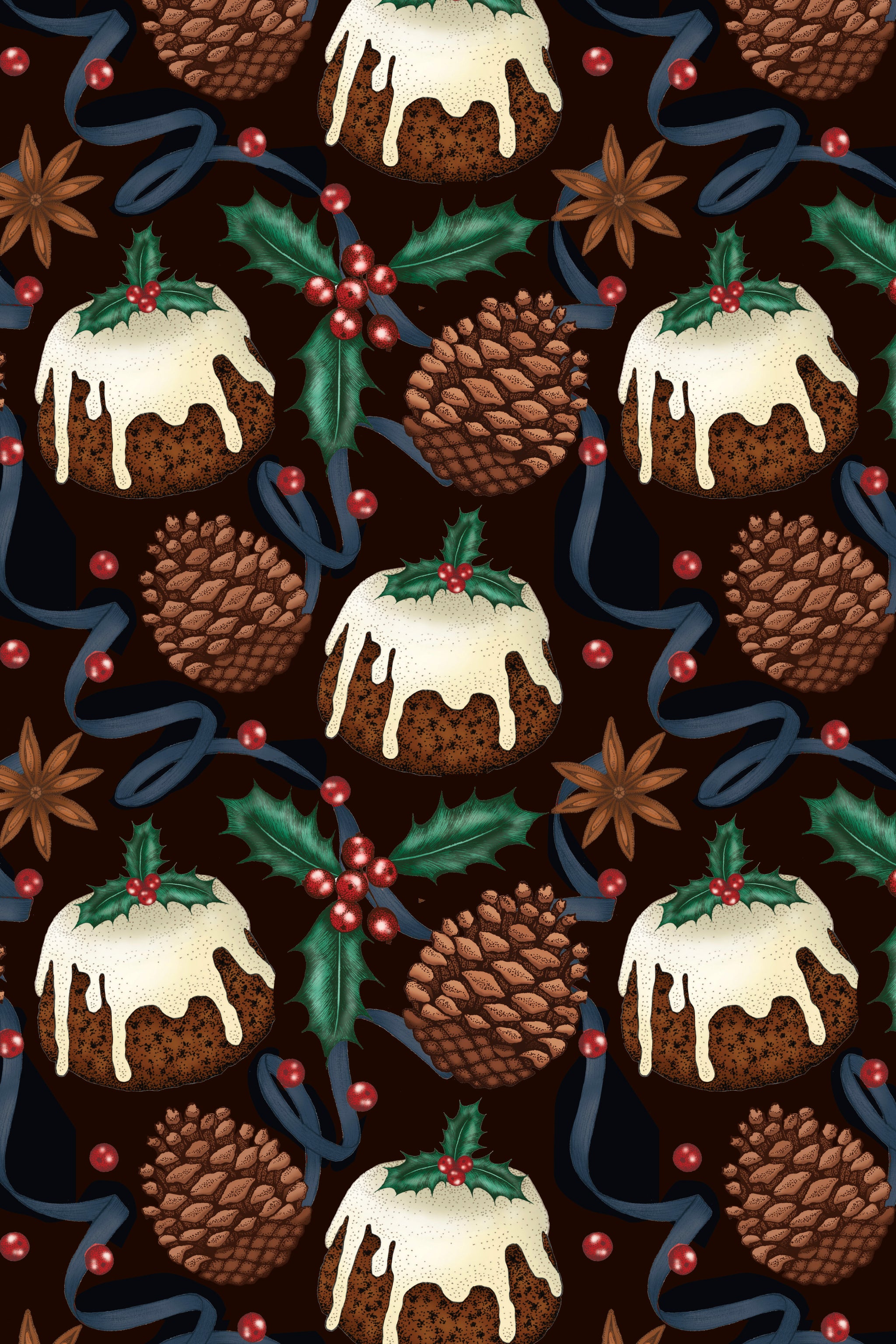 Christmas Pudding Print
