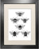 'British Bees' Fine Art Print